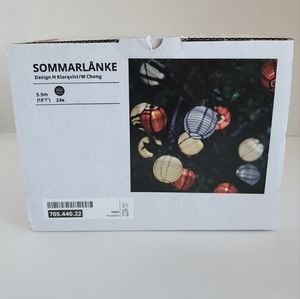 IKEA | Other | String Lights Ikea Sommarlnke Led 24 Outdoor Battery ...